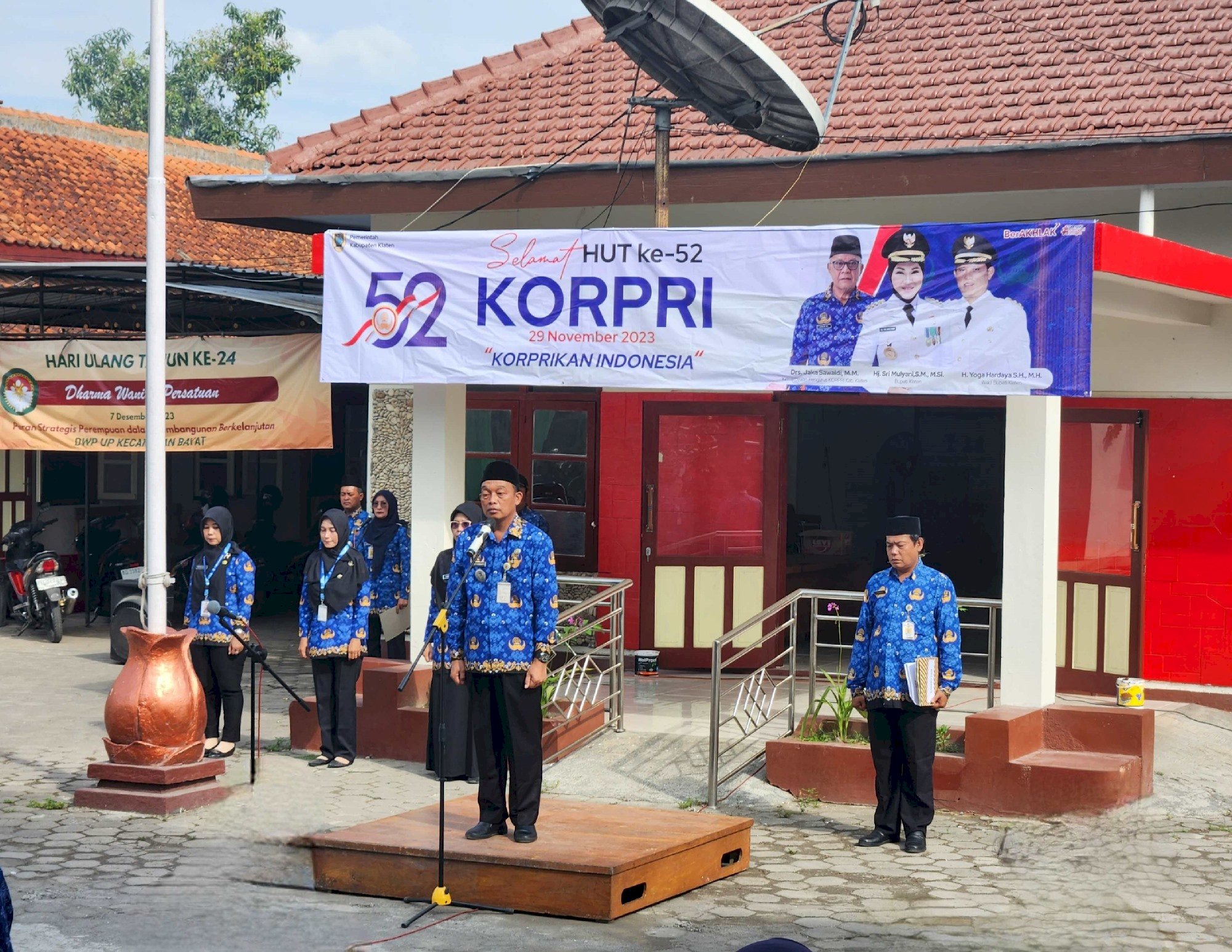 Upacara Peringatan Hari KORPRI Ke-52 Tahun 2023 Kecamatan Bayat - Kecamatan Bayat